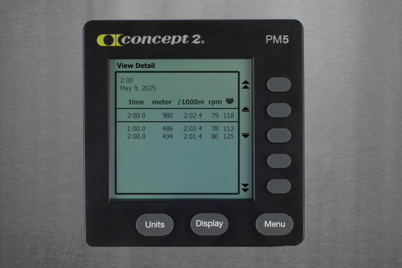 Concept2 Logbook | 2:00 BikeErg on May 09, 2025