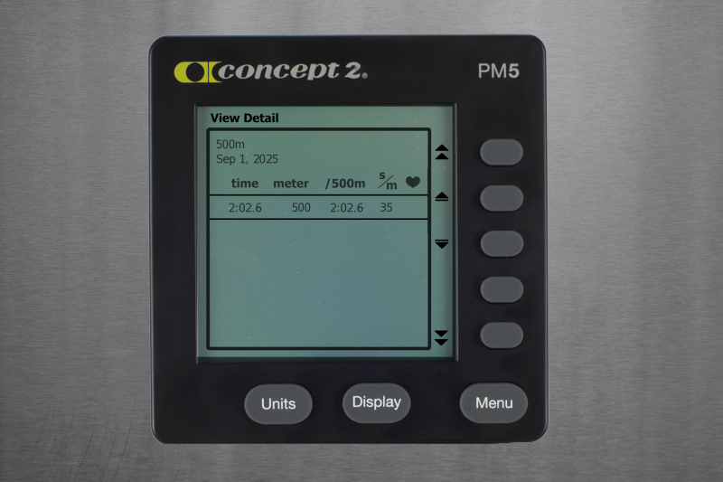 Concept2 Logbook | 500m on-water row on September 01, 2025